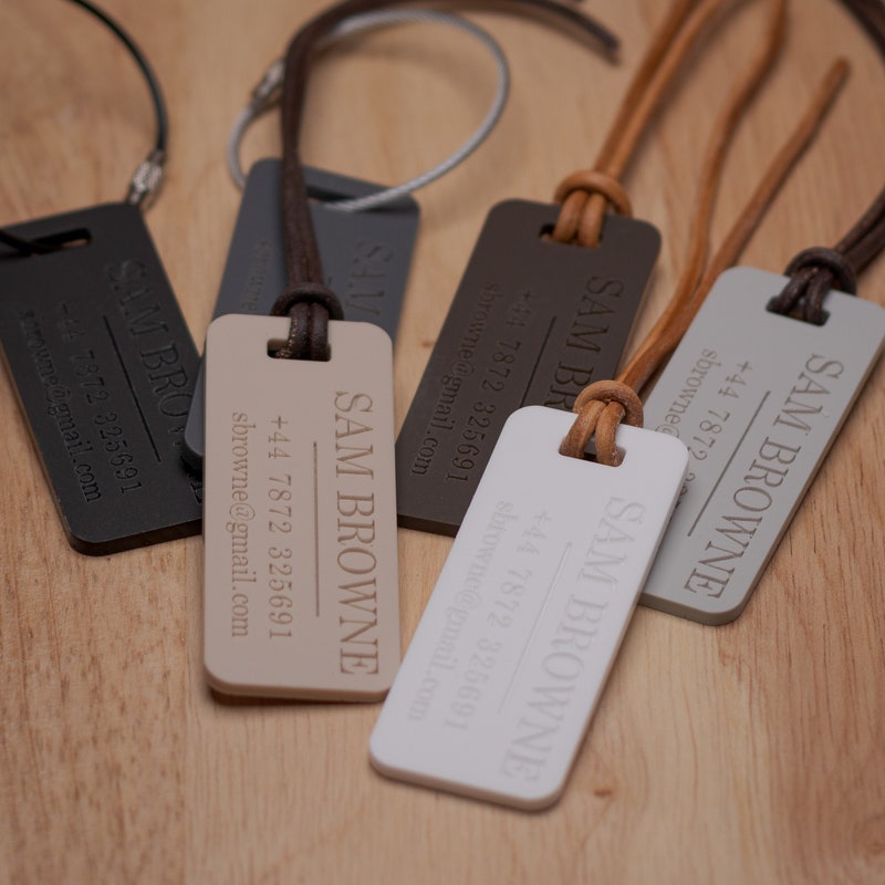 Small Id Tag for Bag - Etsy