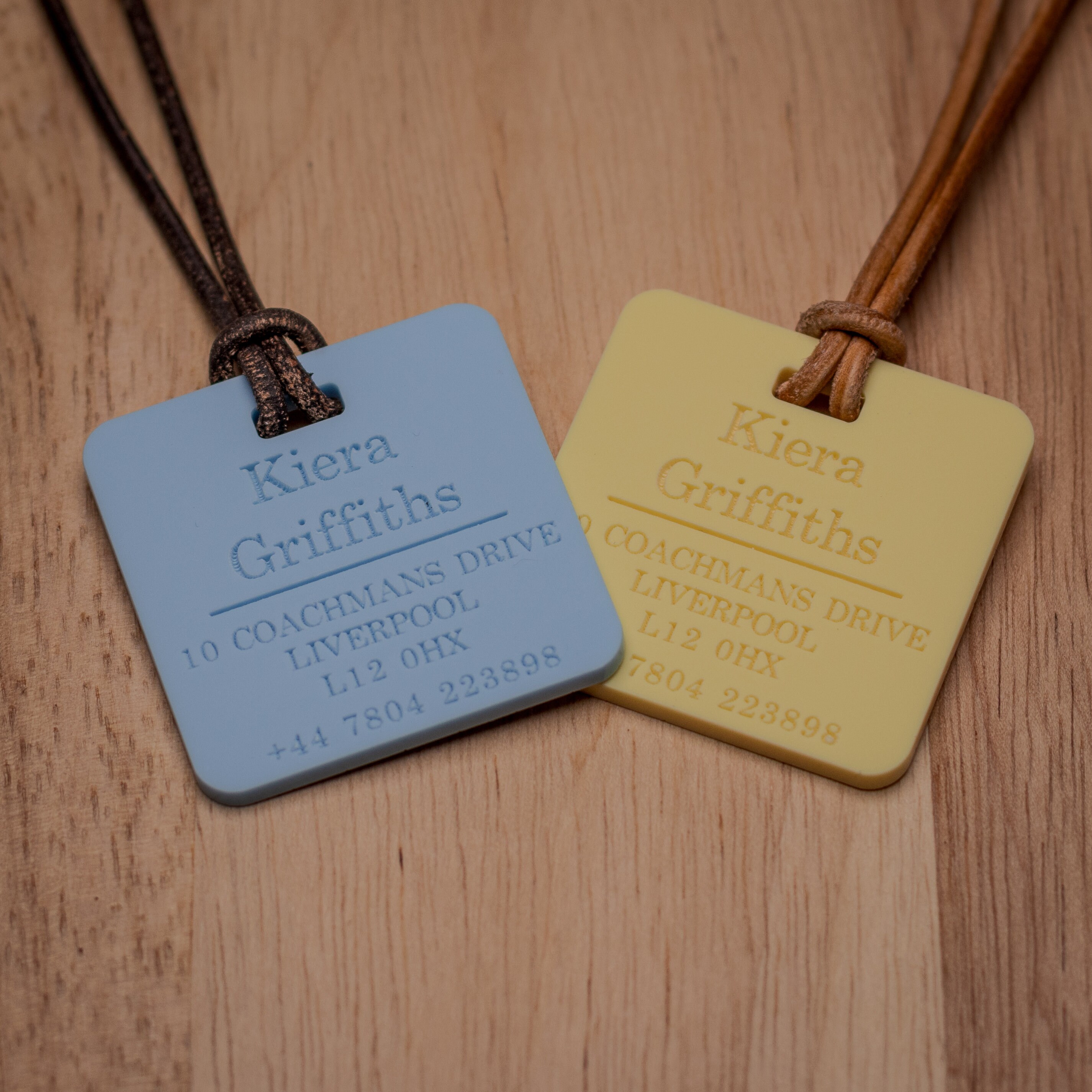 Personalised Luggage Tags Custom Engraved Luggage Tags Suitcase Bag Tag ...