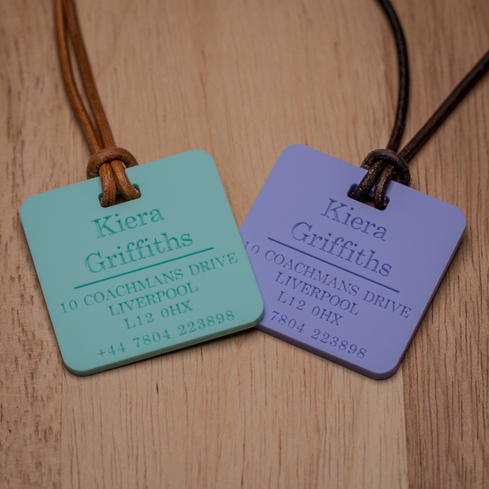 Personalised Luggage Tags Custom Engraved Luggage Tags Suitcase Bag Tag ...