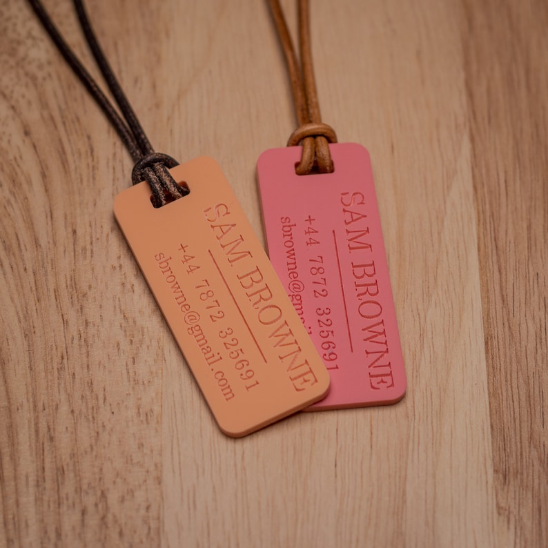 Personalised Luggage Tags Custom Engraved Luggage Tags Suitcase Bag Tag ...