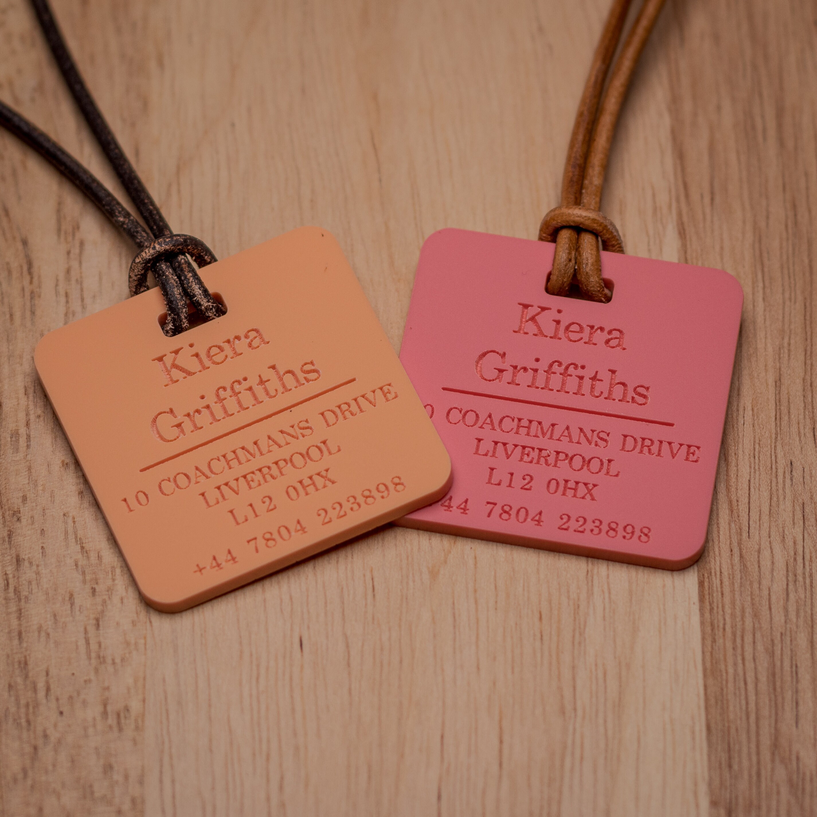 Personalised Luggage Tags Custom Engraved Luggage Tags Suitcase Bag Tag ...