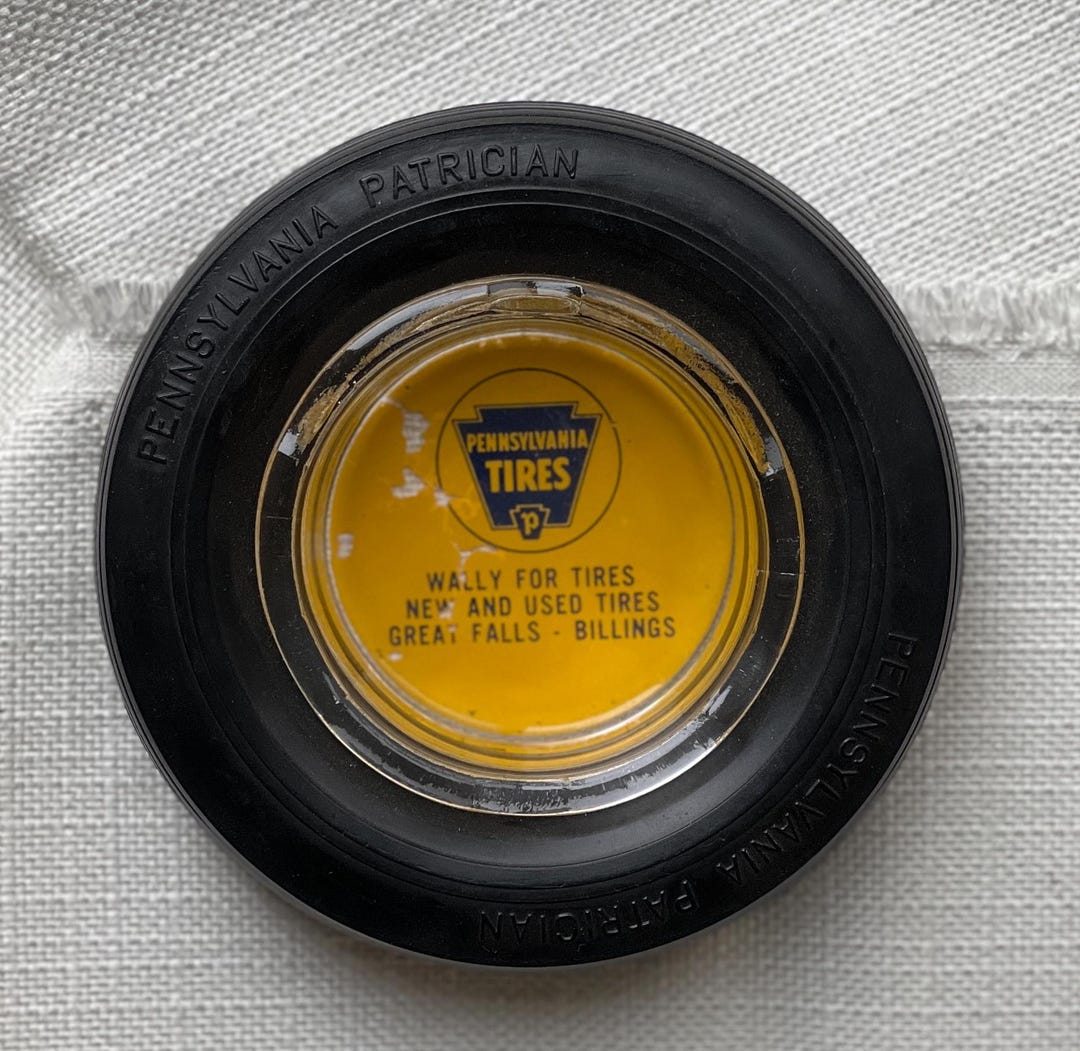 Vintage Tire Ashtray: Pennsylvania Tires Memorabilia - Etsy