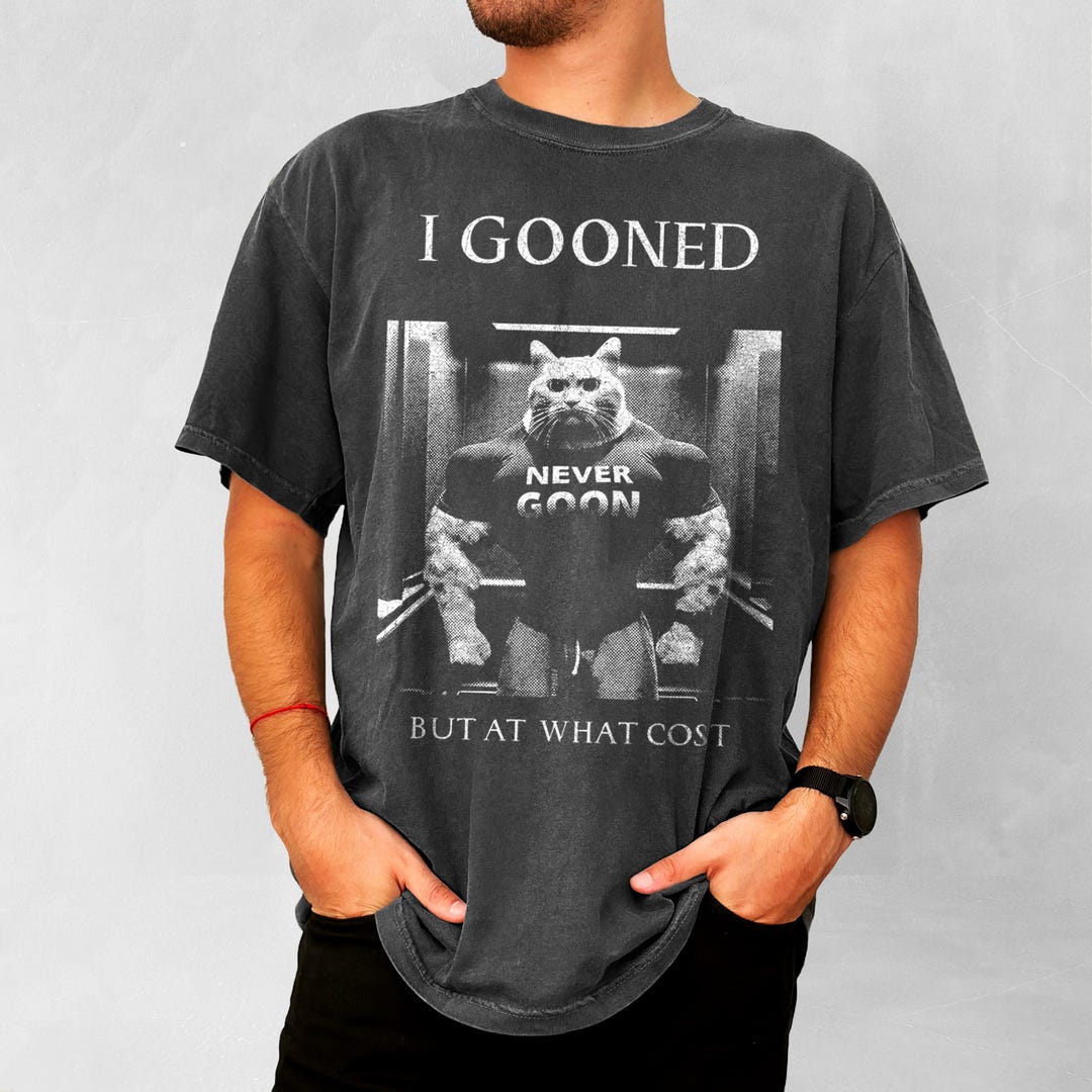 I Gooned but at What Cost T-shirt: Funny Japanese Meme Tee - Etsy
