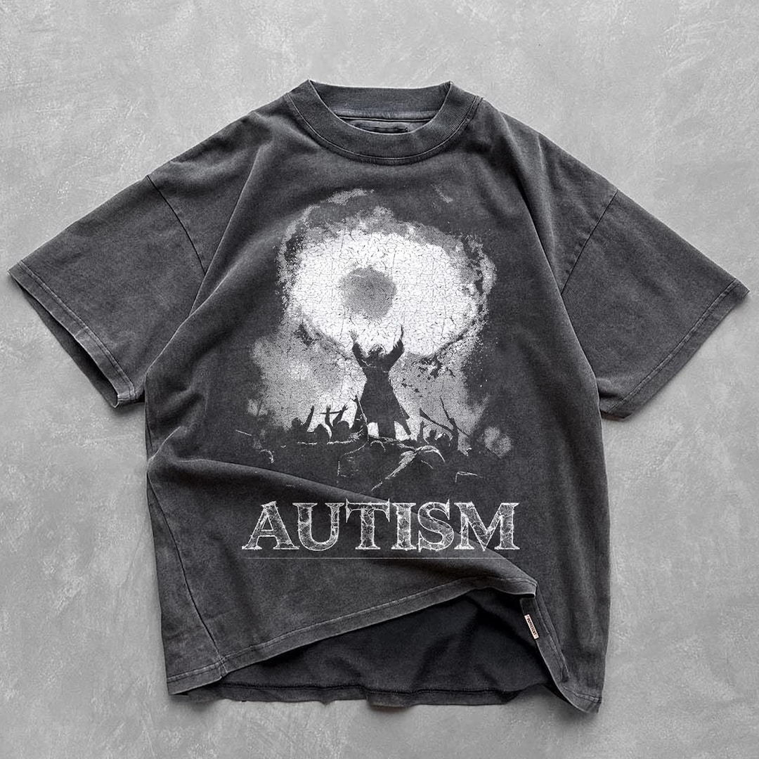 Vintage Metallica Autism Awareness T-shirt: Relaxed Fit Cotton Tee - Etsy