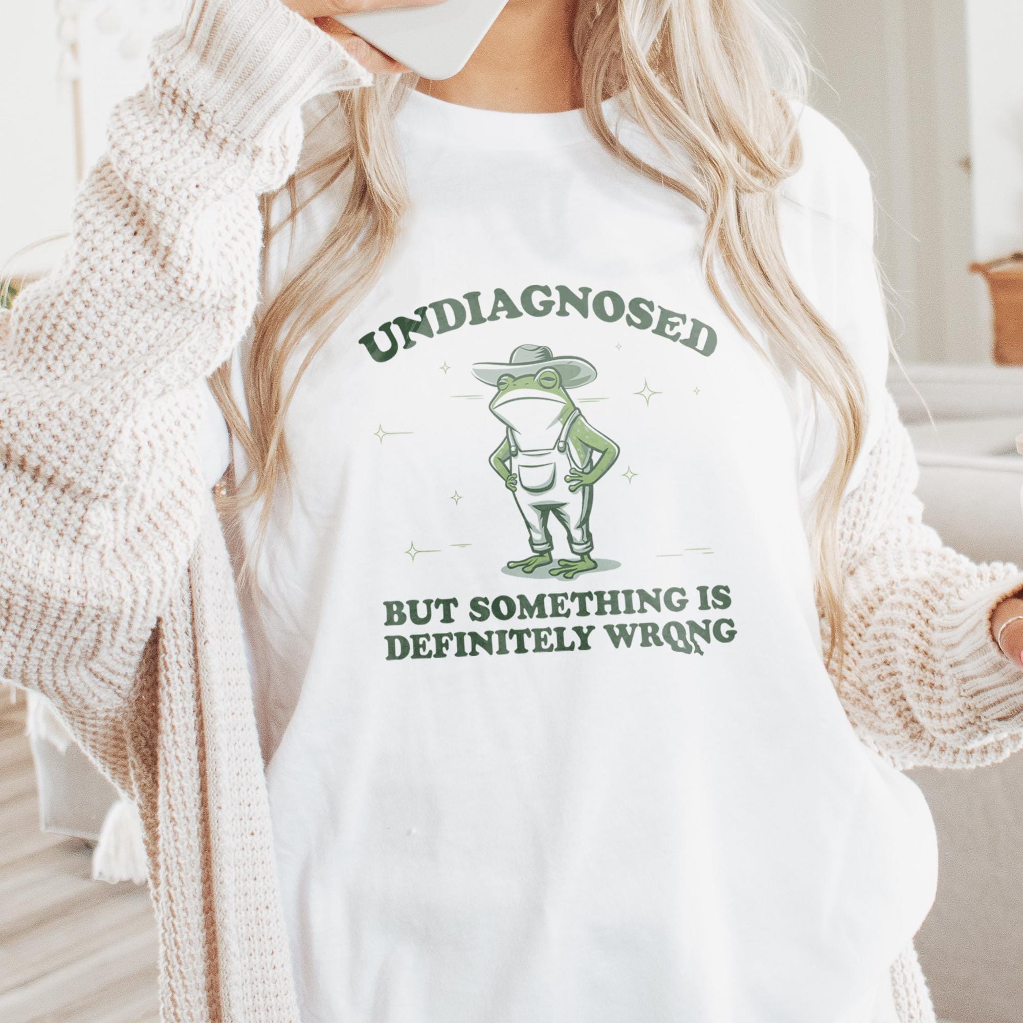 Funny Cowboy Raccoon Meme Shirt: Undiagnosed, Vintage Style - Etsy