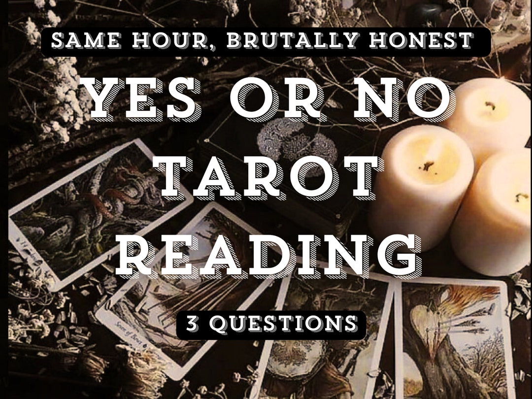 Yes or No? Tarot Reading, Same Day - Etsy