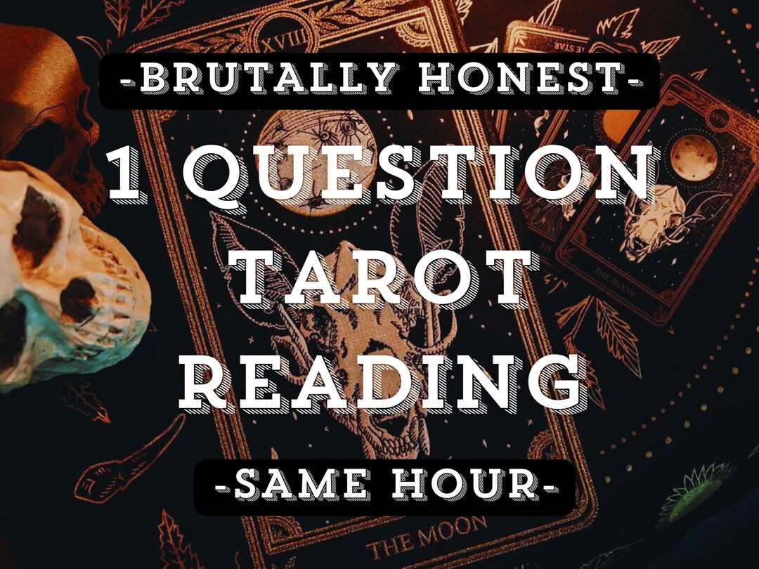 One Question Tarot Reading, Same Day and Same Hour - Etsy