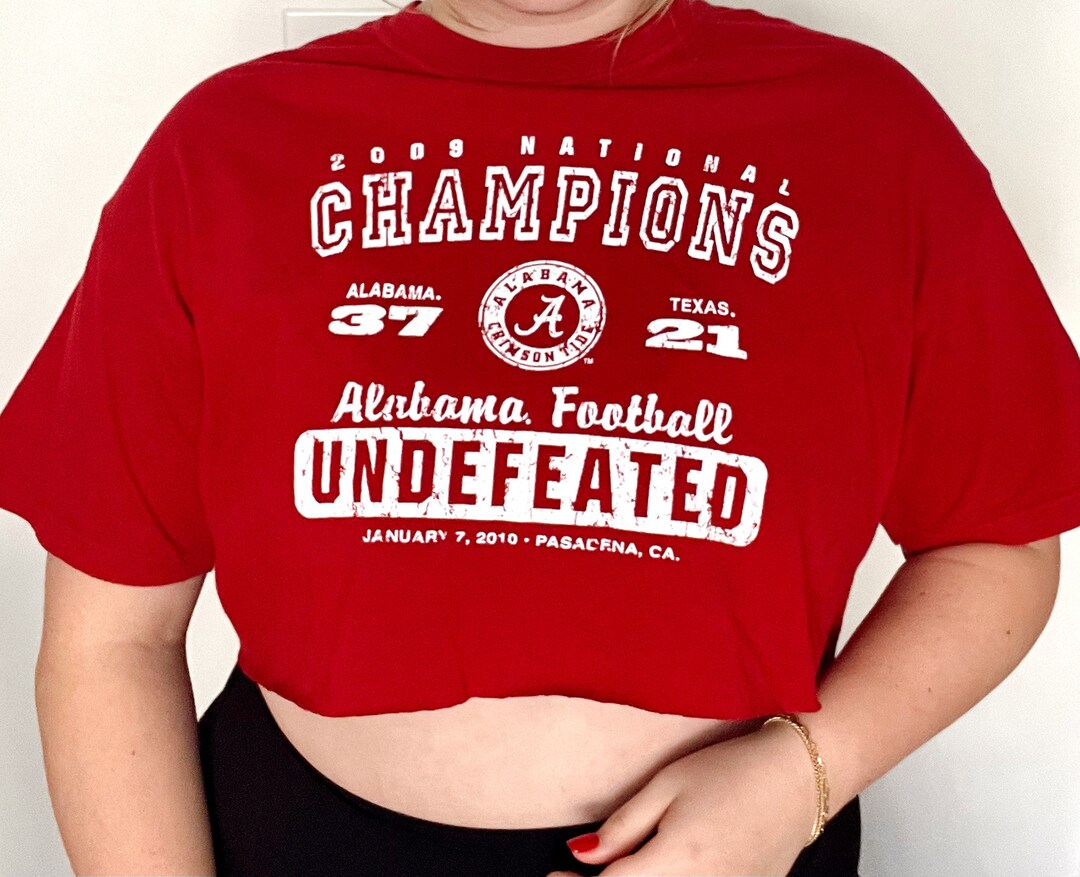 University of Alabama Cropped Tee // National Champions Bama Crop Top ...