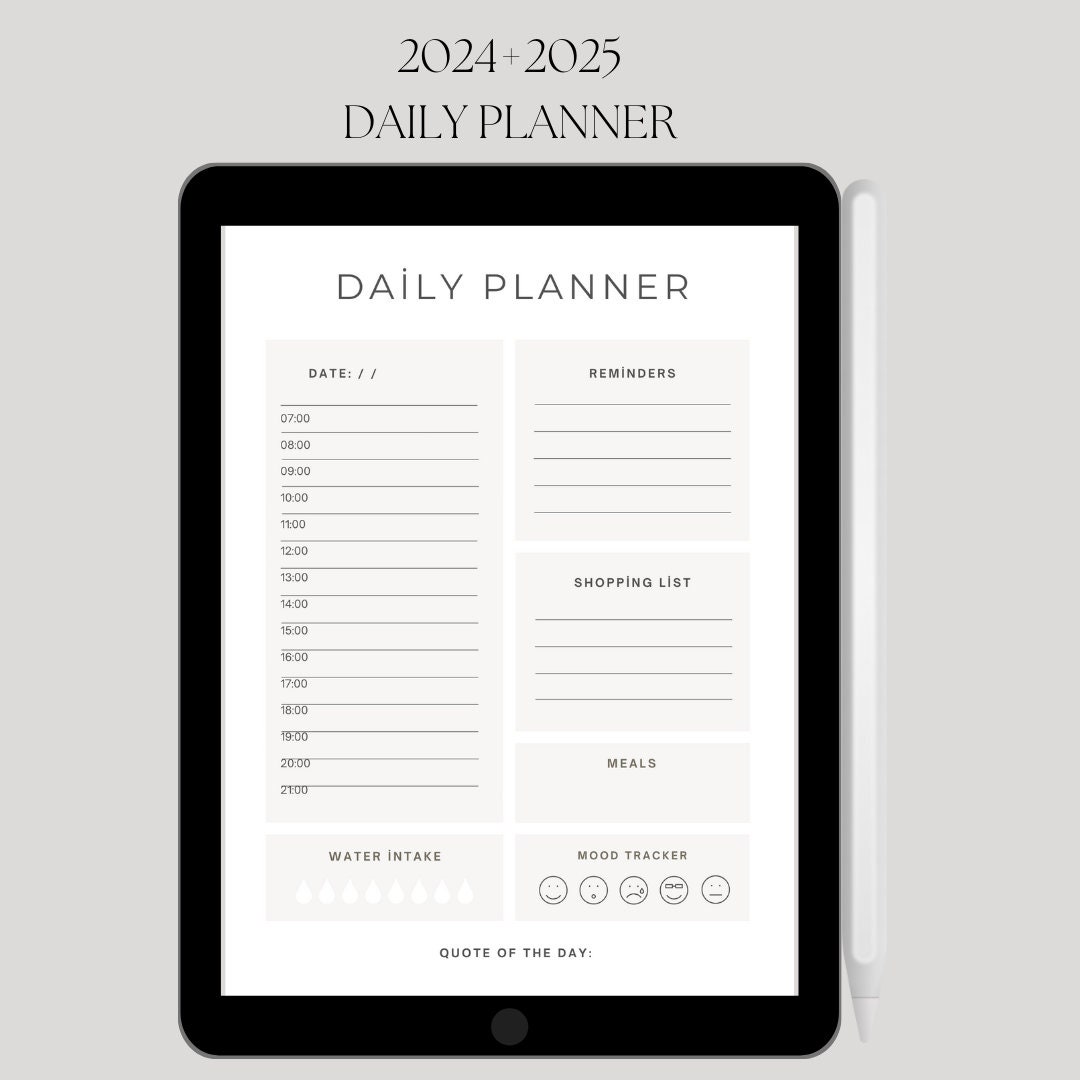 DİGİTAL 2024 & 2025 PLANNER - Etsy
