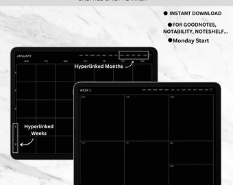 Daily Planner Goodnotes Template, Undated, Digital Planner Pdf, Cute ...