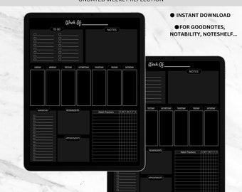 Daily Planner Goodnotes Template, Undated, Digital Planner Pdf, Cute ...