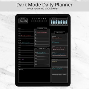 Daily Planner Goodnotes Template, Undated, Digital Planner Pdf, Cute ...