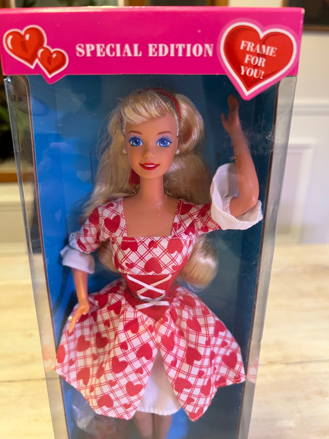 1995 VALENTINE SWEETHEART Barbie Doll Special Edition #14644 Blonde ...