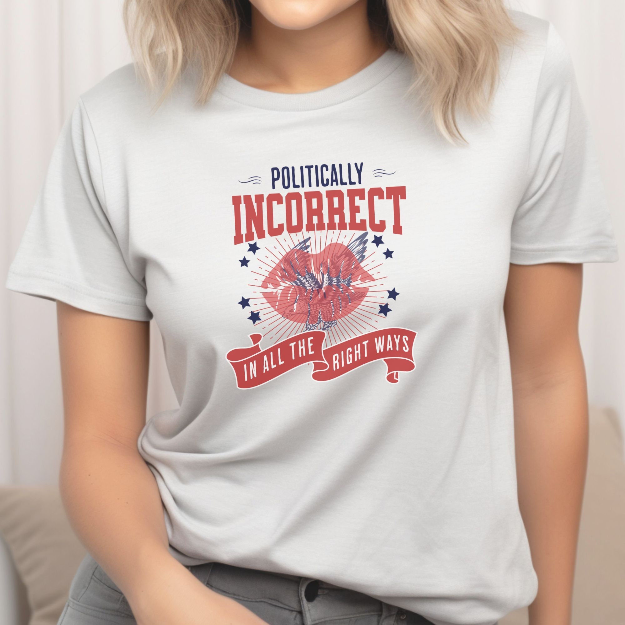 Politically Incorrect Short Sleeve Adult Tee, Funny Political T-shirt ...