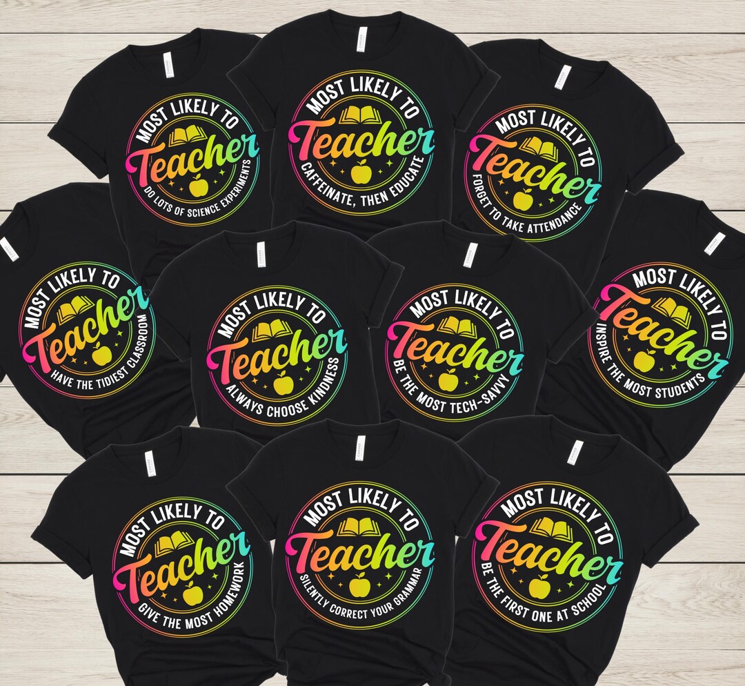 Custom Back to School Teacher Shirts, First Day of School Teacher Team ...