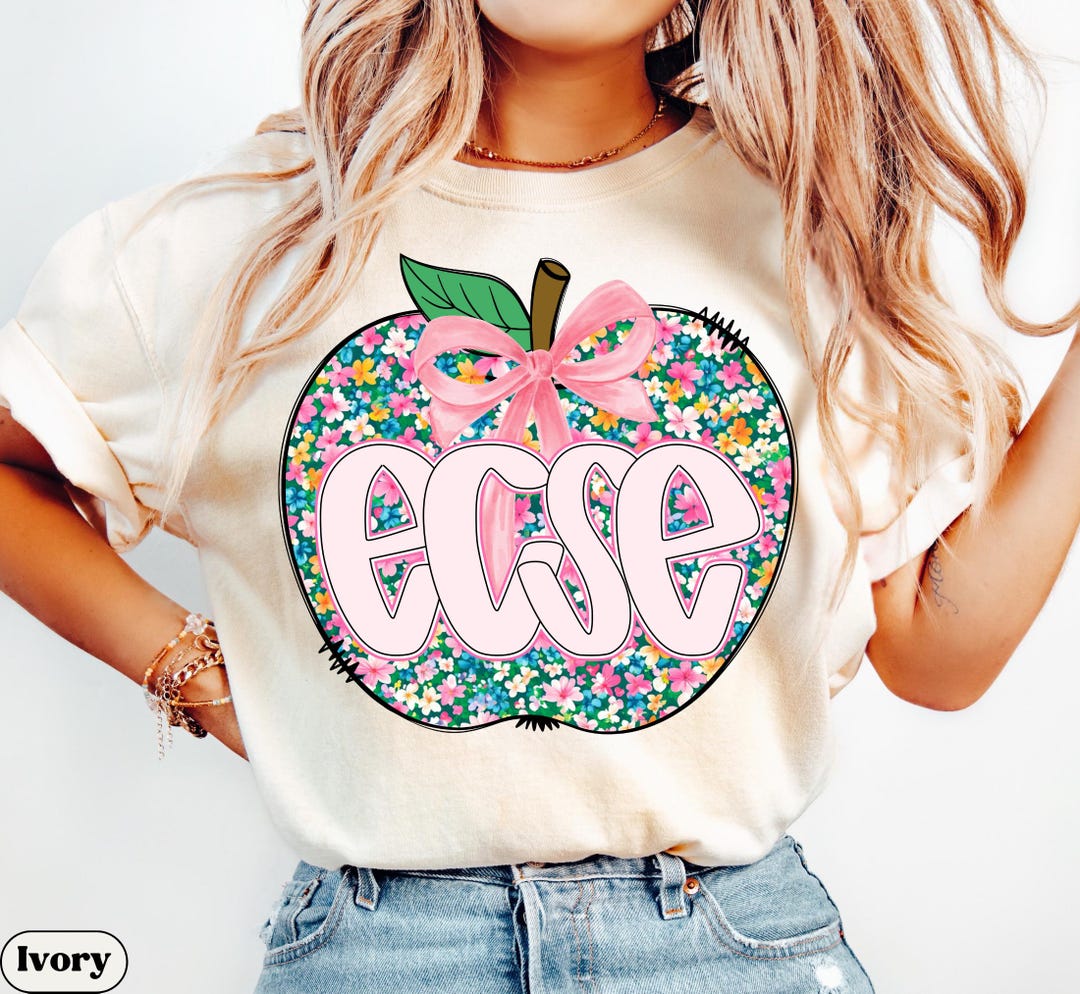 ECSE Teacher Shirt, Early Childhood Special Education Teacher Comfort ...