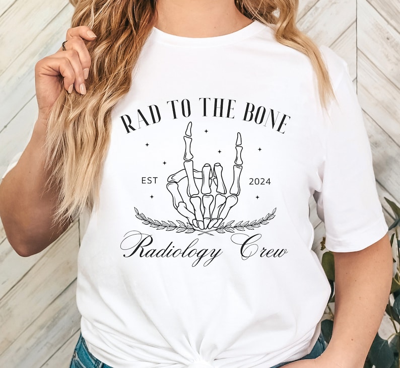 Radiology Shirt, Xray Tshirt, Rad Tech Skeleton T-shirt, Radiology ...