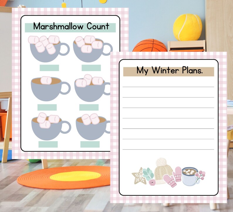 Winter Morning Menu | Kindergarten Morning Menu | Homeschool Morning ...