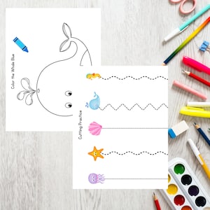 Ocean Preschool Morning Menu | Homeschool Morning Activity | Prek ...