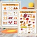Thanksgiving Fall Morning Menu Kindergarten Morning Menu Homeschool ...