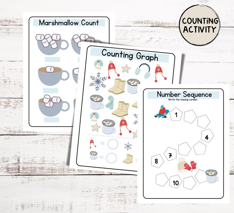 Winter Worksheet Kindergarten Morning Menu Home SCHOOL Morning Activity ...