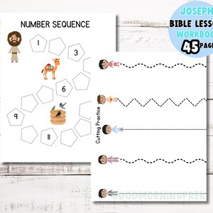 Joseph the Dreamer Bible Lesson Workbook | Joseph the Dreamer Craft ...