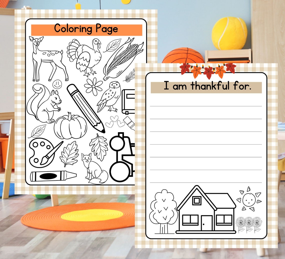 Thanksgiving Fall Morning Menu | Kindergarten Morning Menu | Homeschool ...