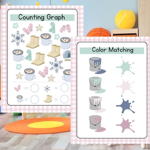 Winter Morning Menu | Kindergarten Morning Menu | Homeschool Morning ...