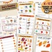 Thanksgiving Fall Morning Menu Kindergarten Morning Menu Homeschool ...