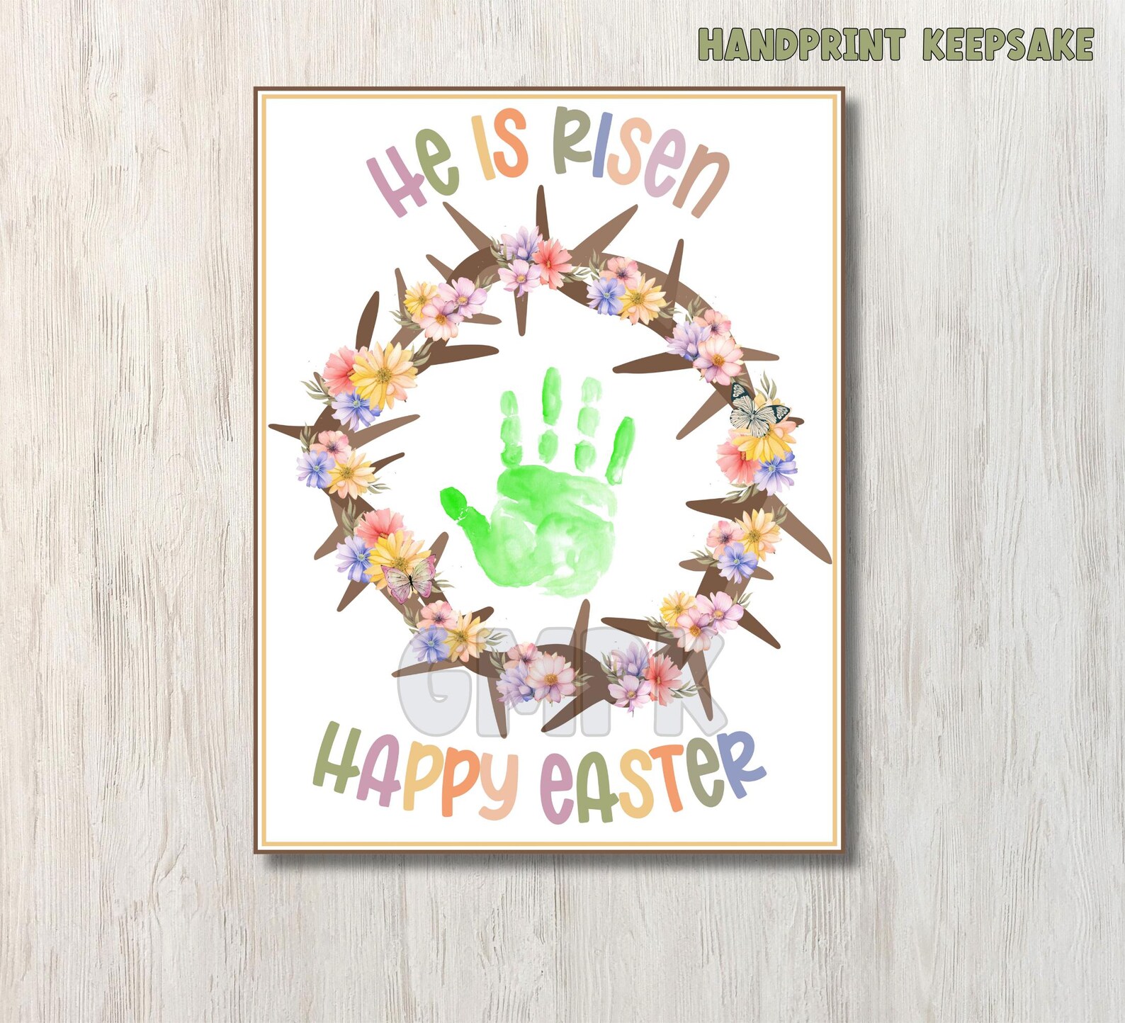 He is Risen EASTER Handprint Craft for Kids Toddlers Infants|sunday ...