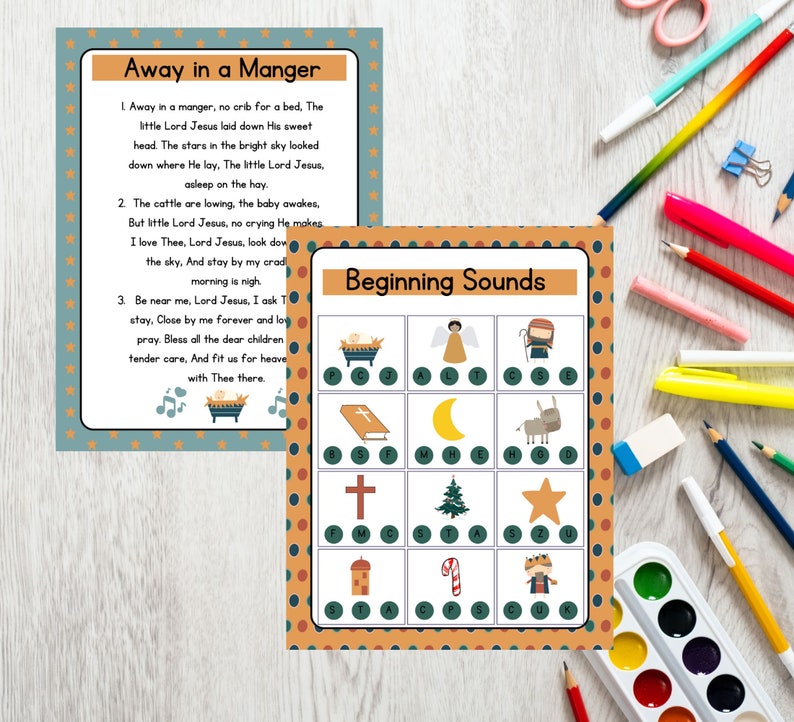 Christmas Story Morning Menu | Christmas Nativity Worksheets ...