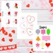 Valentine Preschool Worksheet: Number Writing Practice (PDF) - Etsy