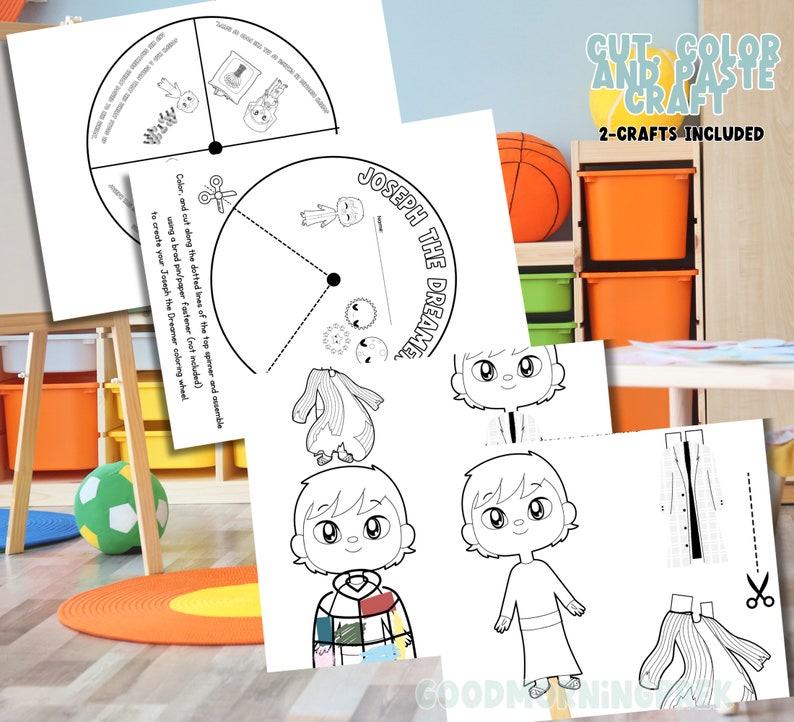 Joseph the Dreamer Bible Lesson Workbook: Homeschool & Sunday School ...