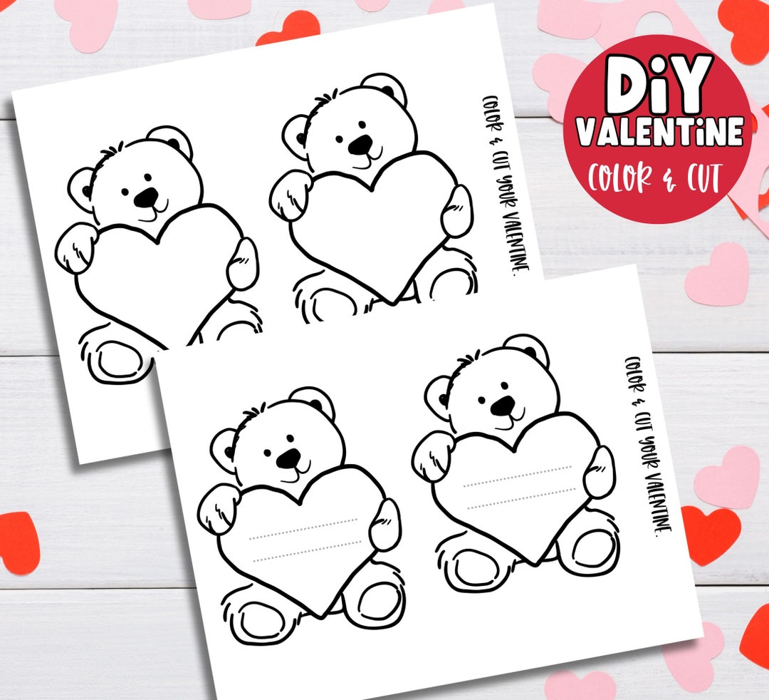 Valentine Preschool Craft Valentine Preschool Valentines Homeschool DIY ...