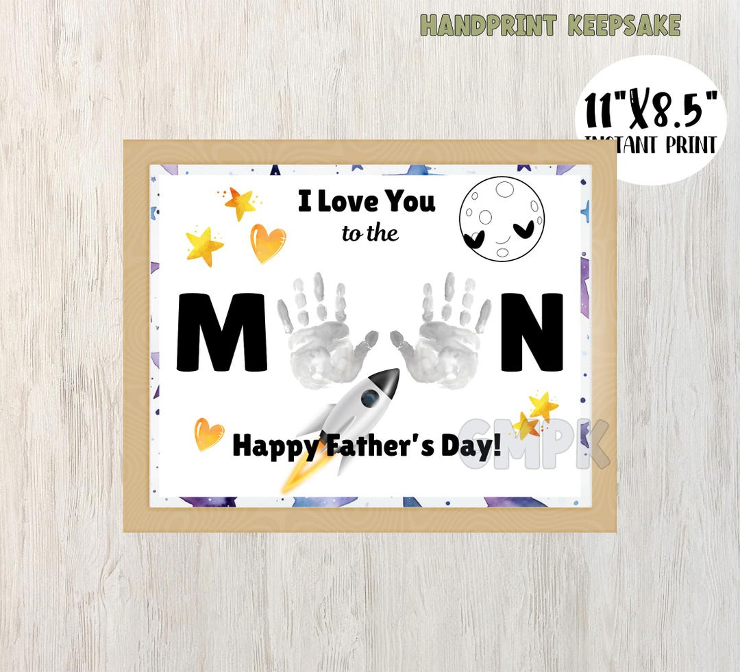 FATHER'S Day Handprint Craft for Kids Toddlers Infants|sunday School ...