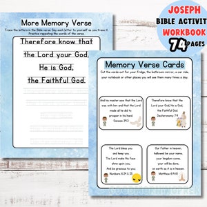 Joseph the Dreamer Bible Activity Workbook | Joseph the Dreamer Craft ...