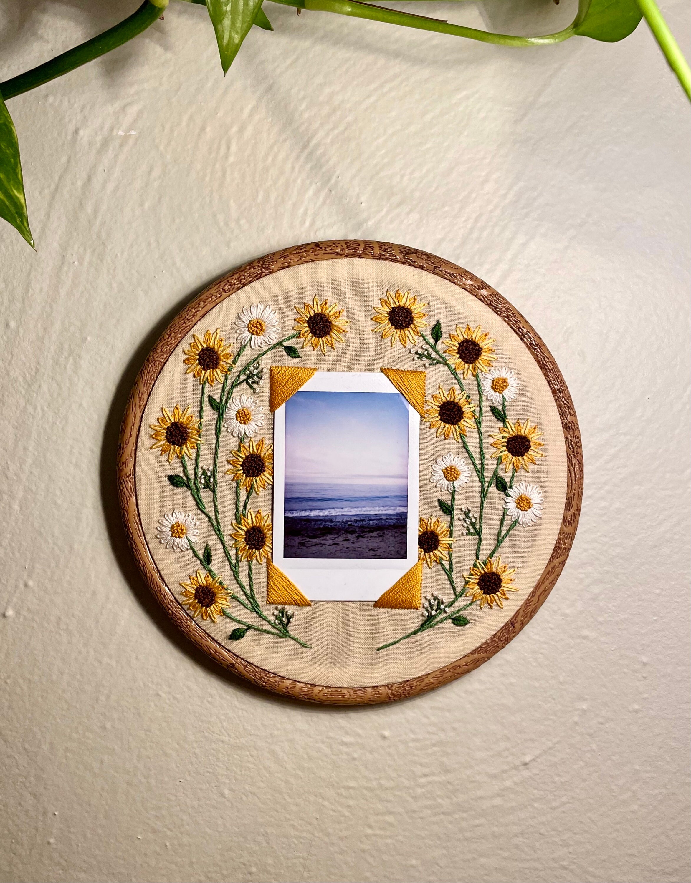 Small Custom Embroidery Photo Frame - Etsy