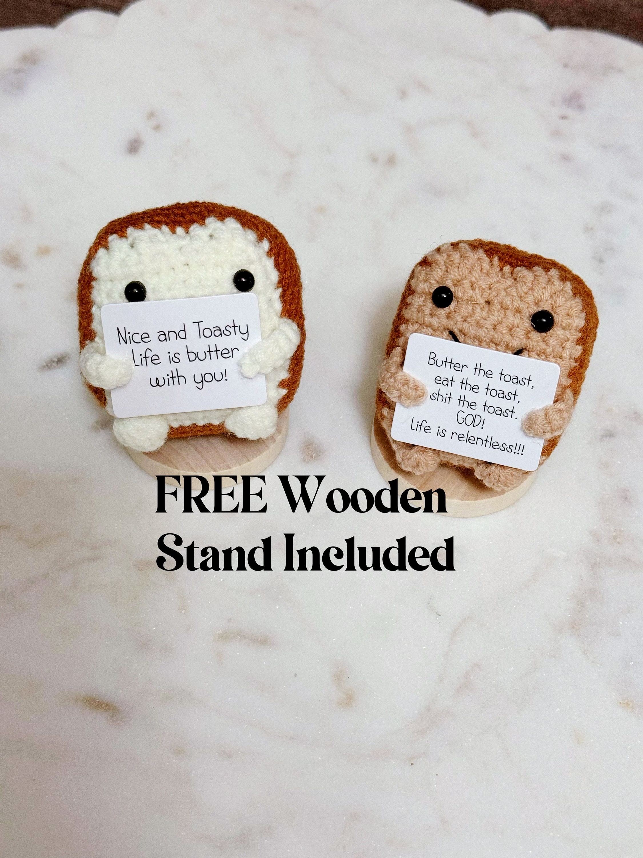 Best Selling Emotional Positive Support Crochet Carrot Avocado Toast ...