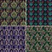 Damask Dollhouse Wallpaper: 24 Miniature Designs (printable PDF) - Etsy