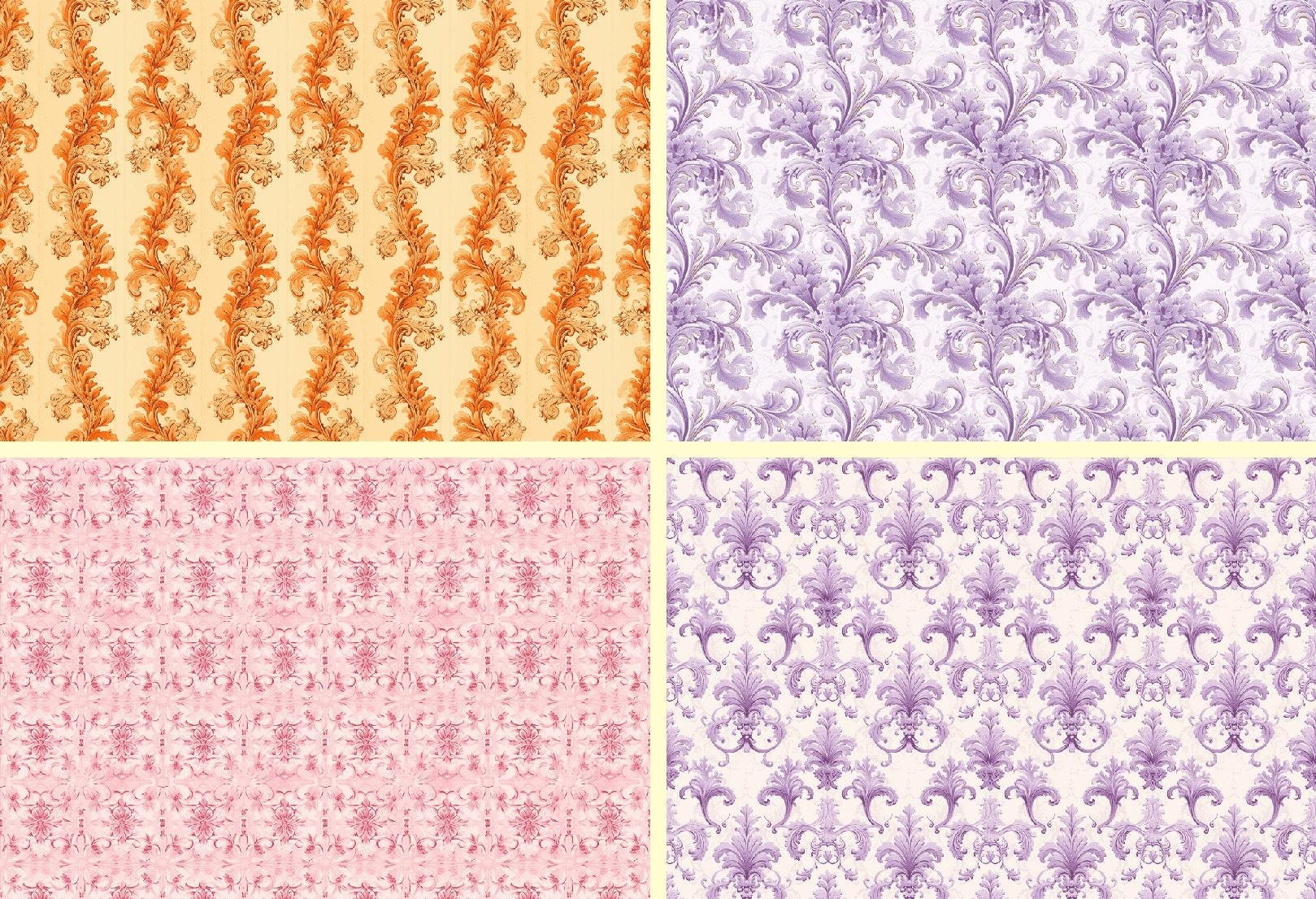 Trellis Dollhouse Wallpaper: 24 Miniature Designs (digital Download) - Etsy