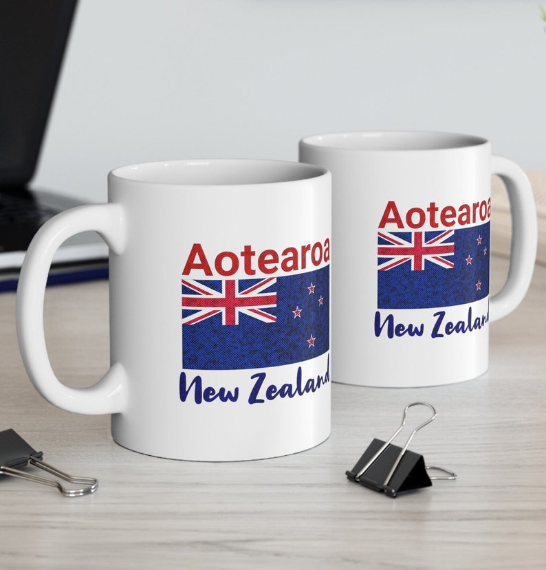 Aotearoa New Zealand Flag Ceramic Mug 11oz - Etsy New Zealand