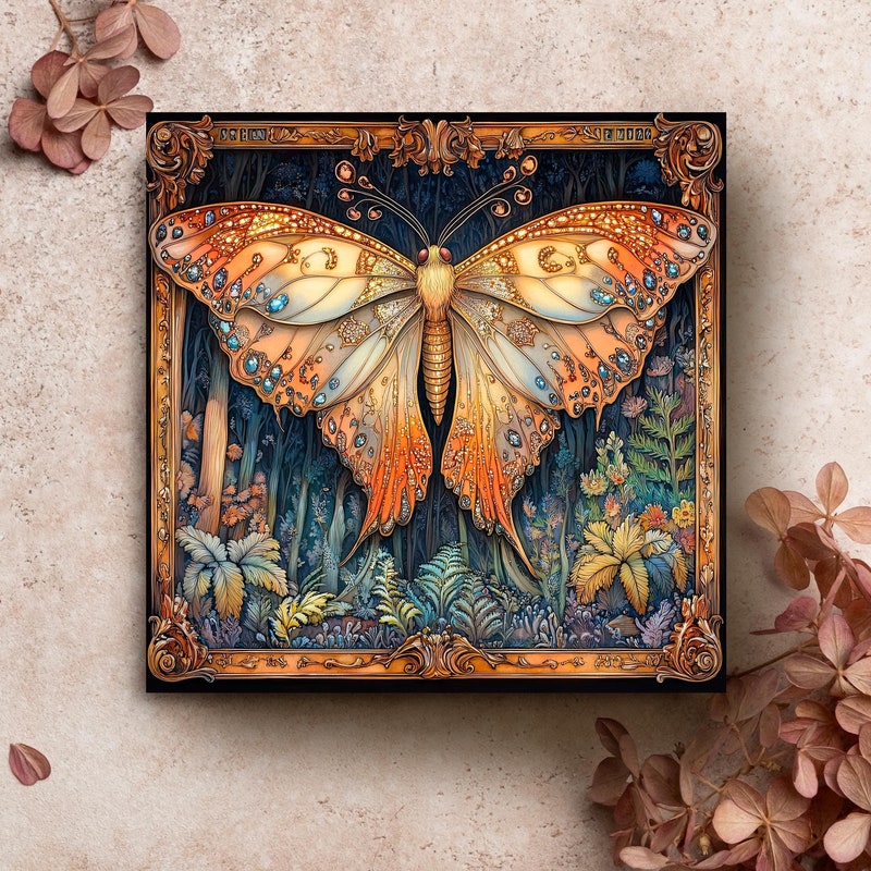 Art Deco Butterfly - Etsy