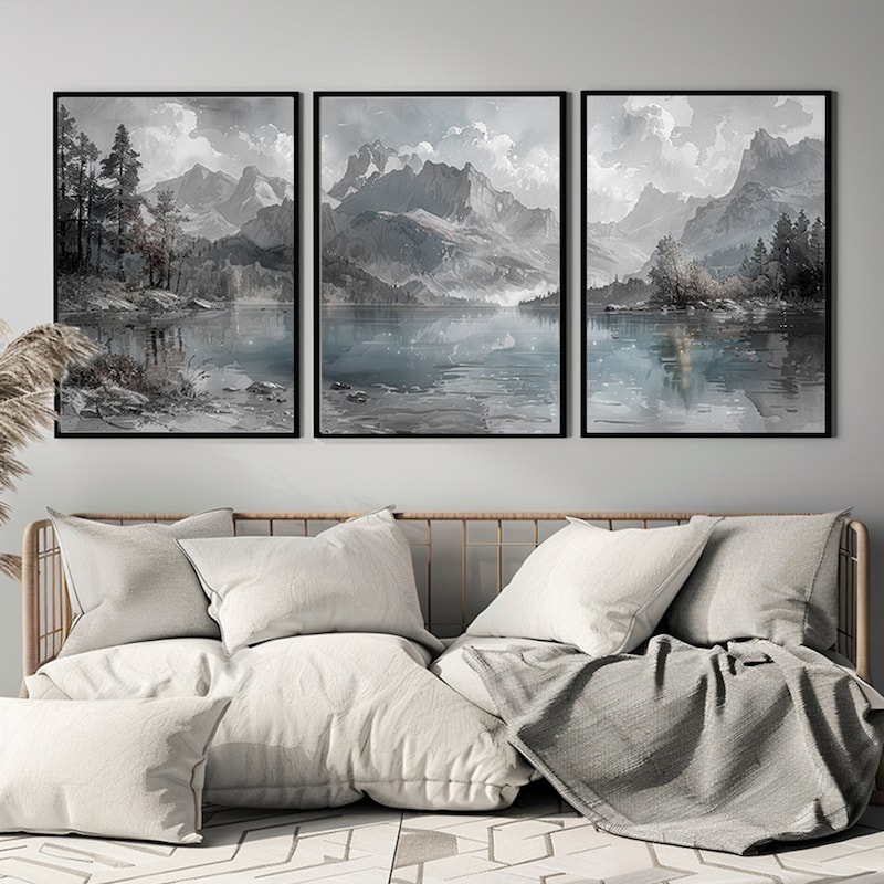 Landscape Triptych - Etsy