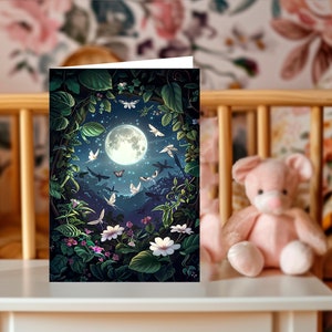 Magic Moonlight Card Birthday Invitation Gifts Girl Daughter Niece ...