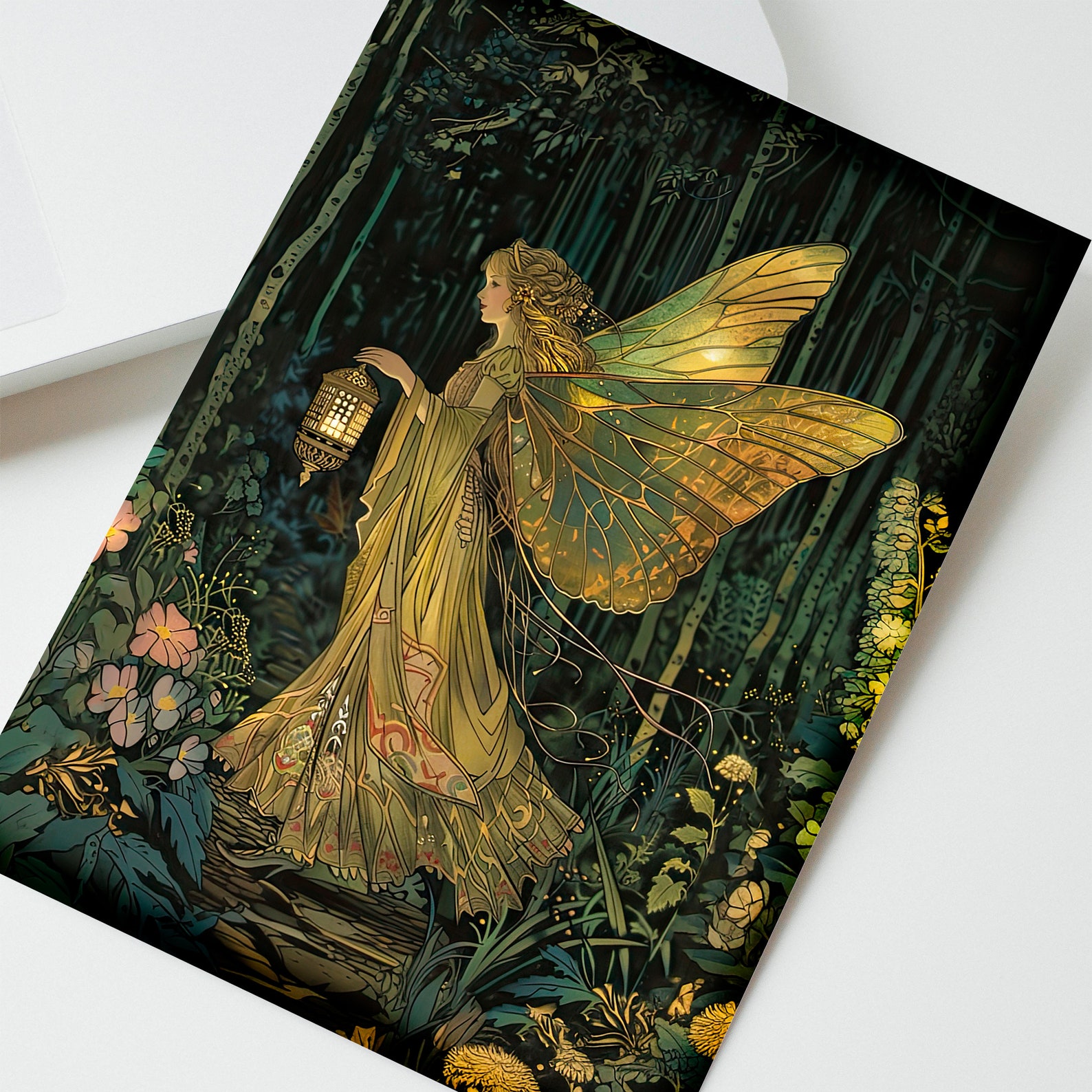 Unique Gift for Fairies Lovers, Fully Illustrated Birthday Greeting ...