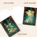Golden-haired Fairy in Magic Woods, Fairy in Gold & Teal Enchanted ...