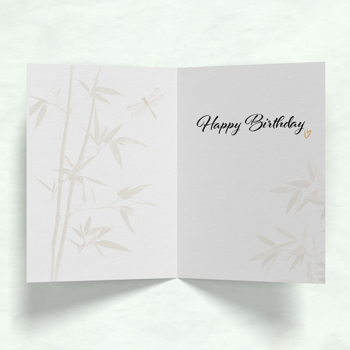Delicate Happy Birthday Card Personalised Gift for Any Occasion ...