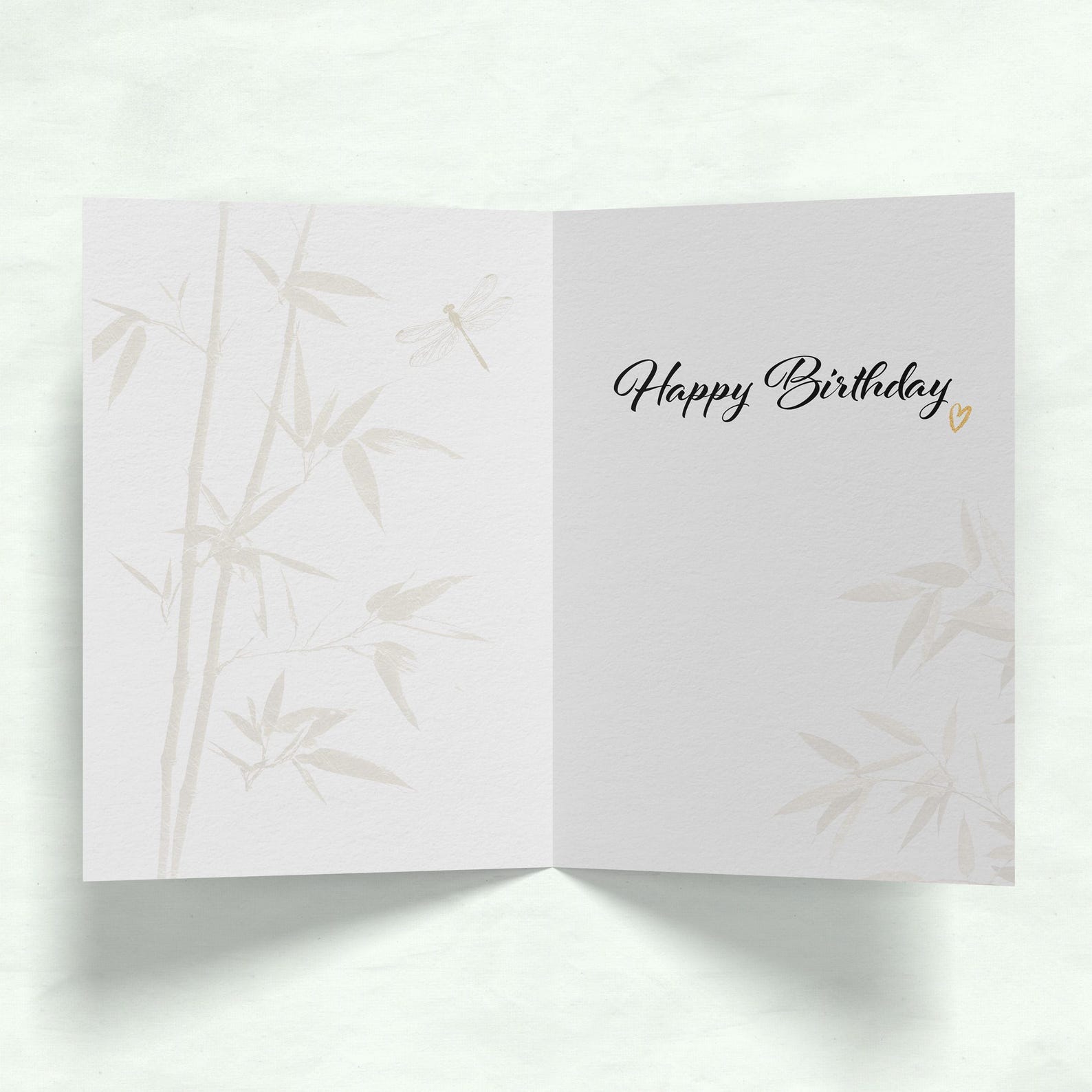 Delicate Happy Birthday Card Personalised Gift for Any Occasion ...
