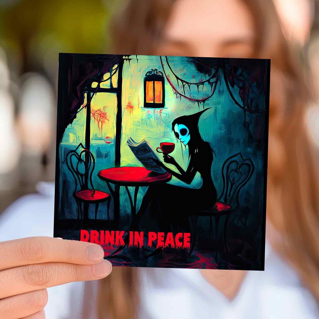 Halloween Drunk in Peace Customisable Stationary for Vampire Lovers ...