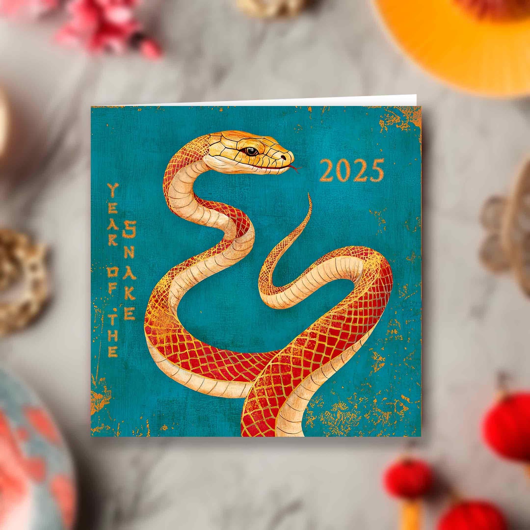 Lunar New Year 2025, Chinese New Year of the Wood Snake - Gift Happy ...